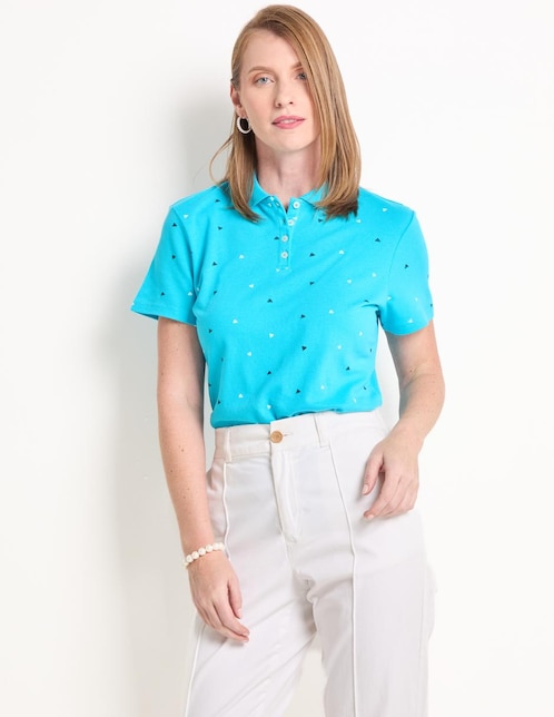 Playera tipo polo Weekend para mujer 1