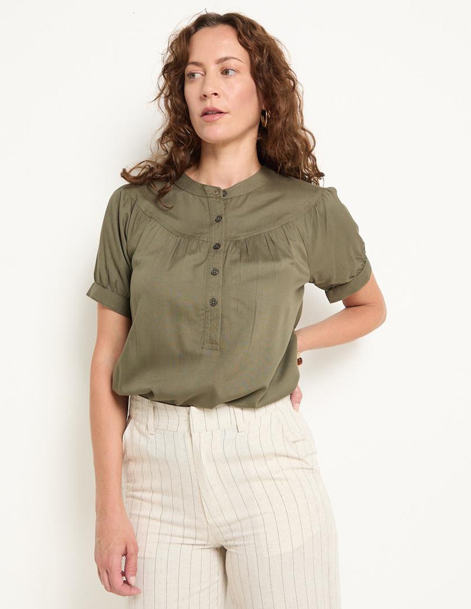 Blusa Weekend manga corta para mujer