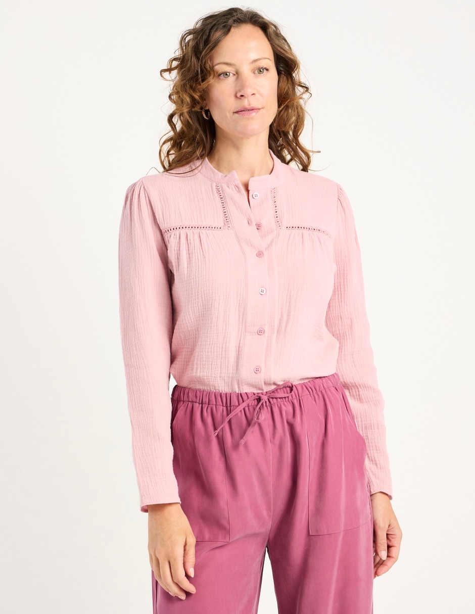 Blusa Weekend manga larga para mujer